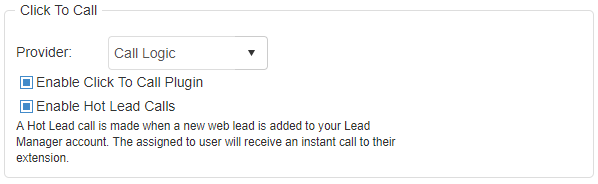 Call Logic Integration – Allstate Lead Manager