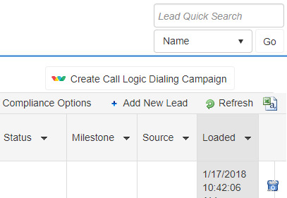 Call Logic Integration – Allstate Lead Manager